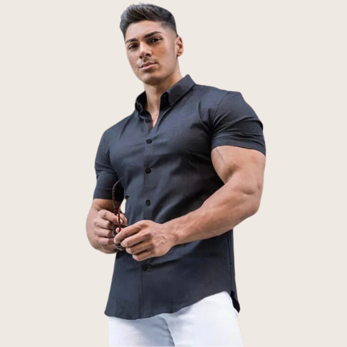 THOMAS | MUSCLE-FIT SHIRT – Parker And White